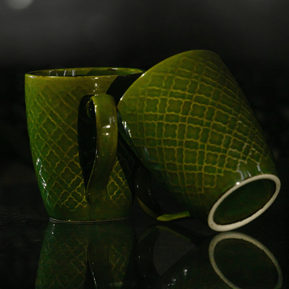 Triple Layered Ceramic Mug, 330 ml - Glimpse Homes